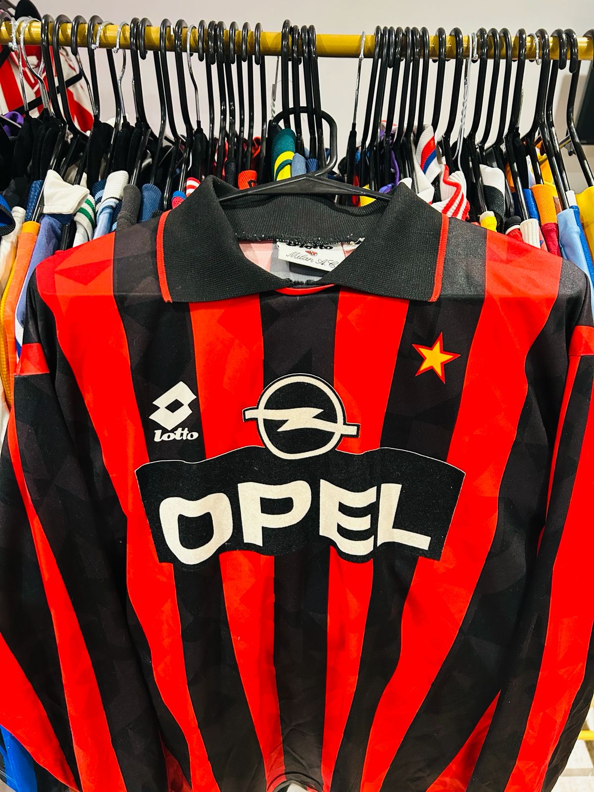 Ac Milan 1993/94 Home Jersey (Rare Opel Sponsor Version) Size L – the ...
